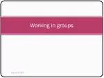 PPT - Working in Groups PowerPoint Presentation, free download - ID:172448