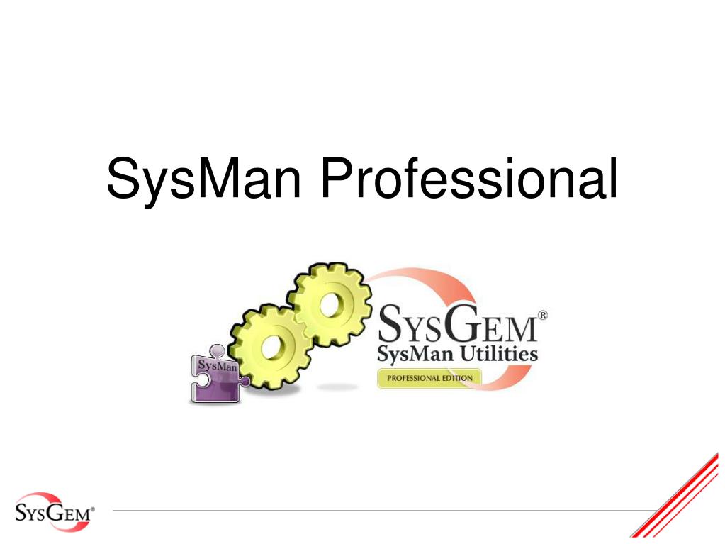 PPT - SysMan Professional PowerPoint Presentation, free download - ID ...