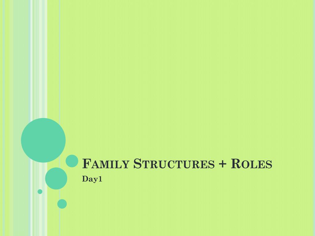 PPT - Family Structures + Roles PowerPoint Presentation, free download ...