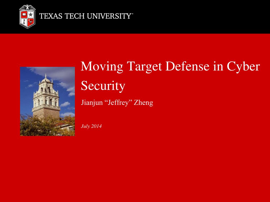 PPT - Moving Target Defense in Cyber Security PowerPoint Presentation ...