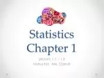 PPT - Chapter 1 Basic Statistics PowerPoint Presentation, free download - ID:3893222