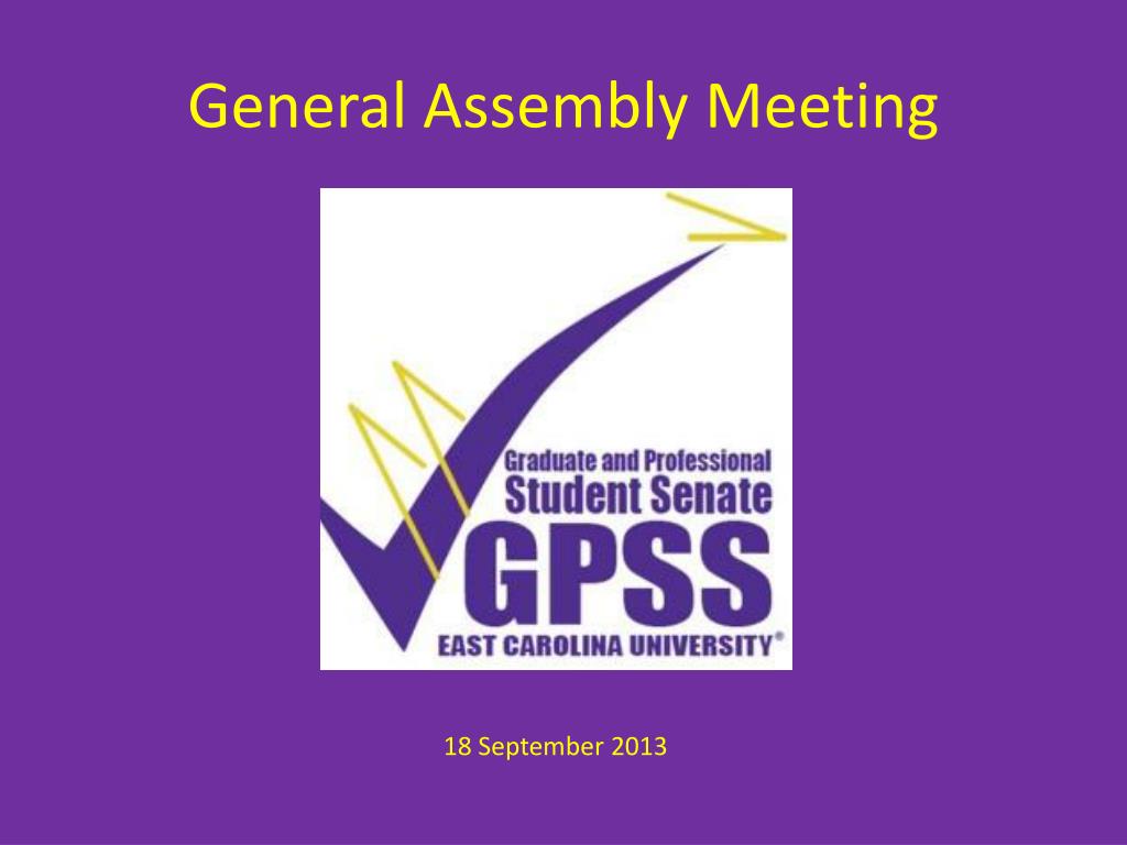 PPT - General Assembly Meeting PowerPoint Presentation, free download ...