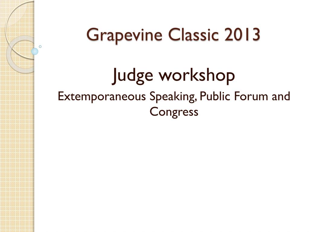 PPT - Grapevine Classic 2013 PowerPoint Presentation, free download ...