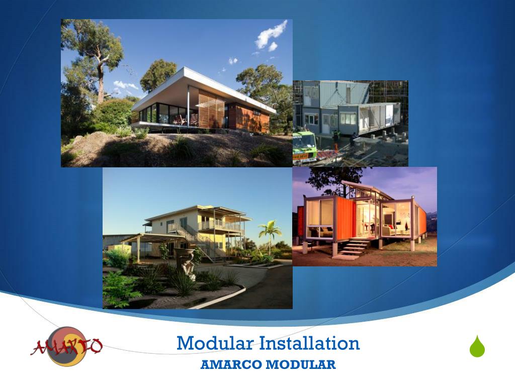 PPT - Modular Installation AMARCO MODULAR PowerPoint Presentation, free download - ID:2857556