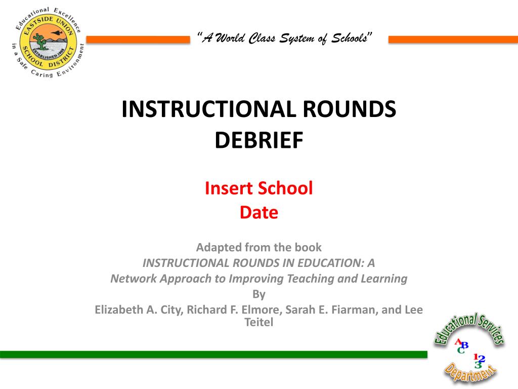 PPT - INSTRUCTIONAL ROUNDS DEBRIEF PowerPoint Presentation, free ...
