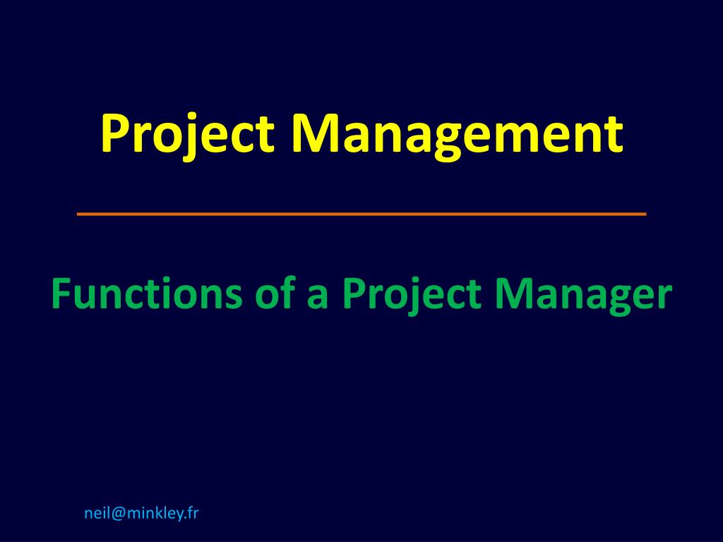 PPT - Project Management PowerPoint Presentation, free download - ID ...