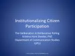 PPT - How Governments Determine Citizen Participation PowerPoint ...