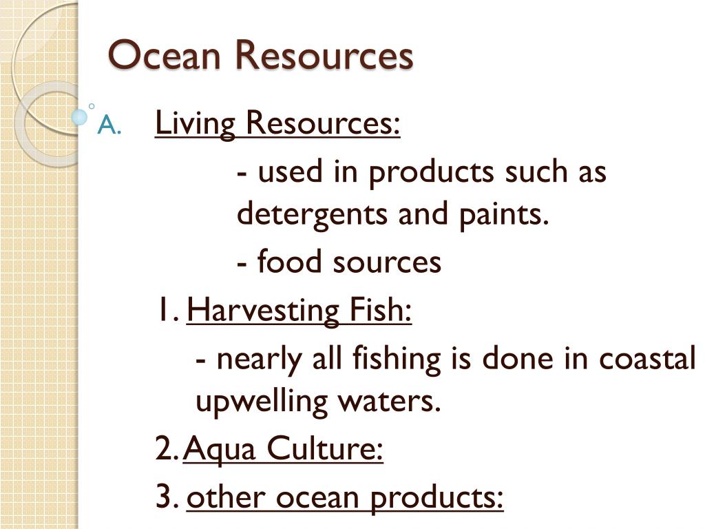 PPT - Ocean Resources PowerPoint Presentation, free download - ID:2863565