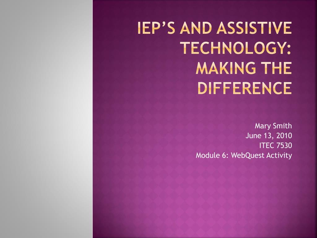 PPT - Enhancing Learning for Students with Special Needs through IEPs ...