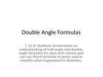 PPT - Double-Angle and Power-Reducing Identities PowerPoint ...
