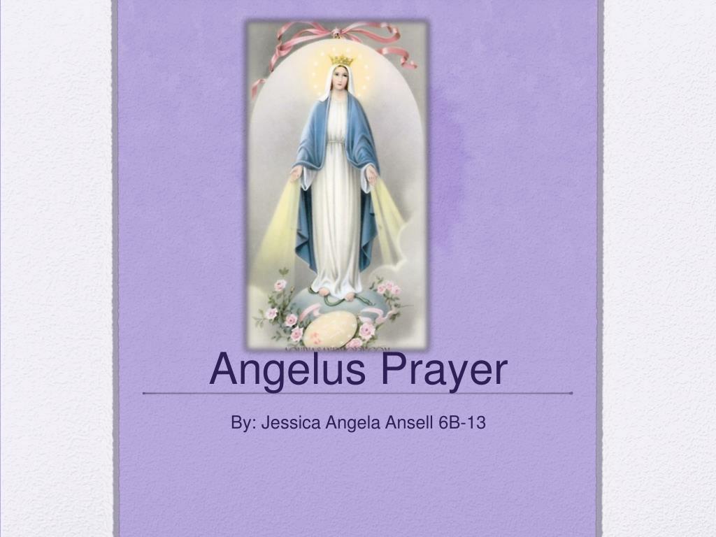 PPT - Angelus Prayer PowerPoint Presentation, free download - ID:2866042