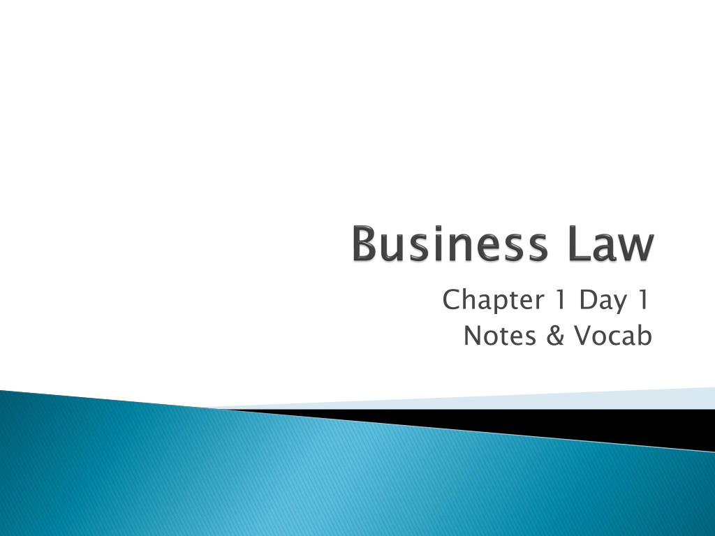 PPT - Business Law PowerPoint Presentation, free download - ID:2868078