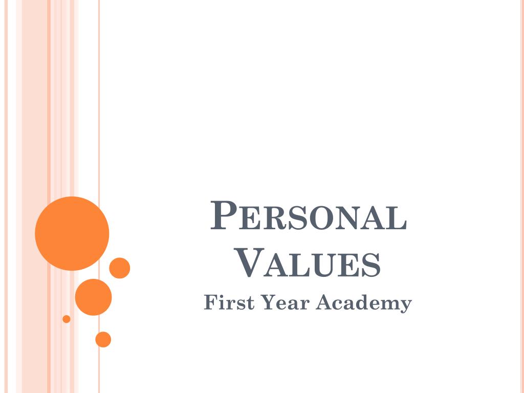 PPT - Personal Values PowerPoint Presentation, free download - ID:2869189