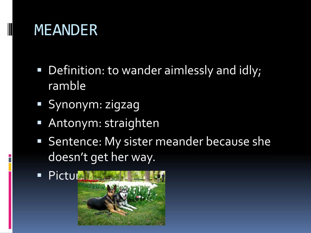 PPT - MEANDER PowerPoint Presentation, free download - ID:2869885