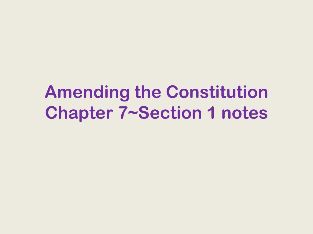 PPT - Evolving Constitution: Adapting to Changing Societal Norms ...
