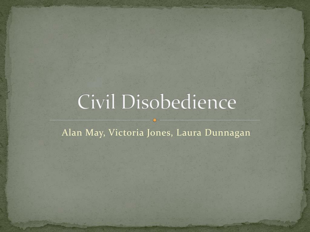 PPT - Civil Disobedience PowerPoint Presentation, free download - ID ...