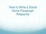 PPT - How to write a critical response PowerPoint Presentation, free ...