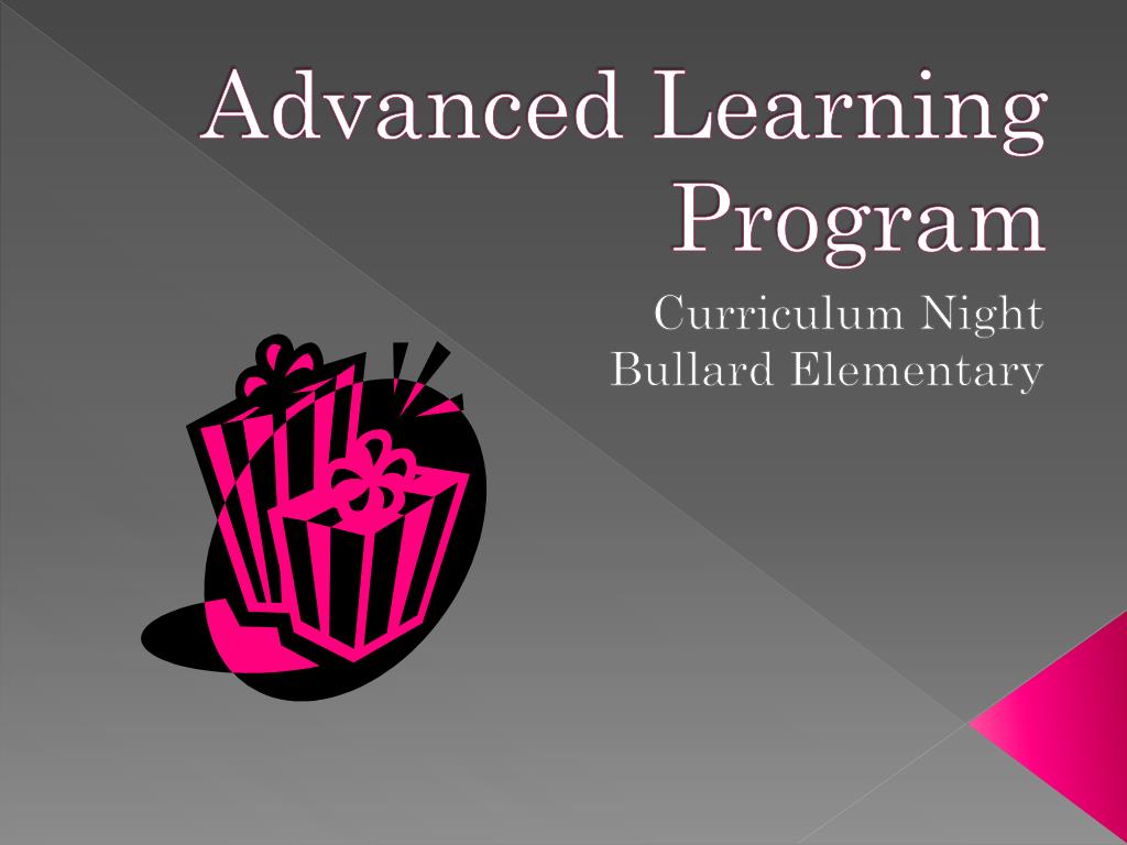 PPT - Advanced Learning Program PowerPoint Presentation, free download ...