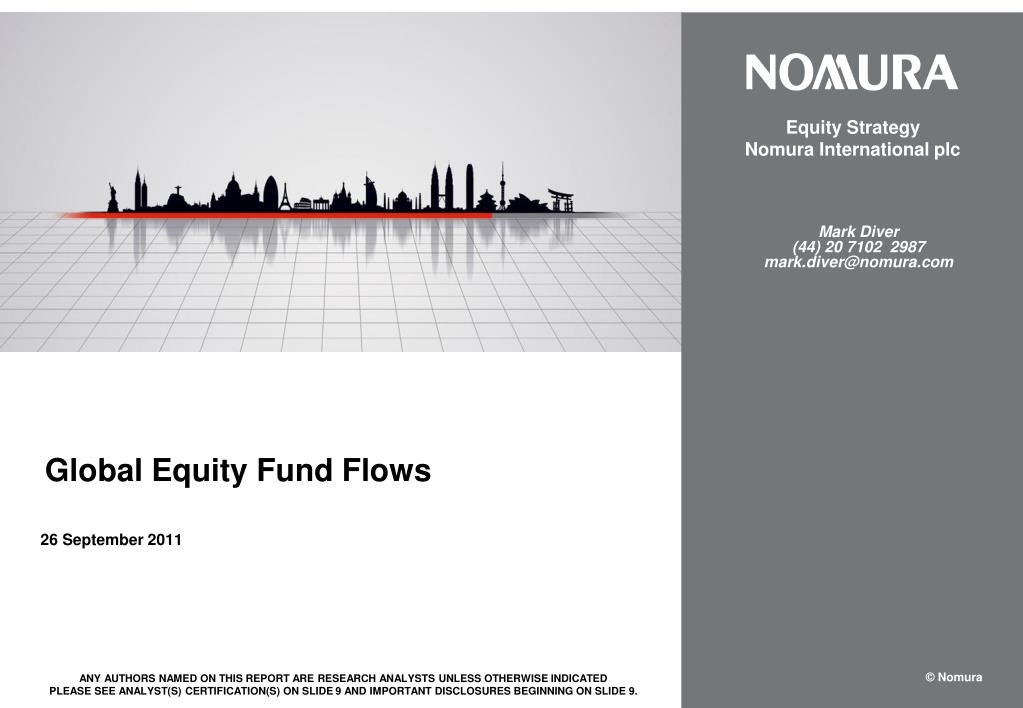 PPT - Global Equity Fund Flows PowerPoint Presentation, free download ...
