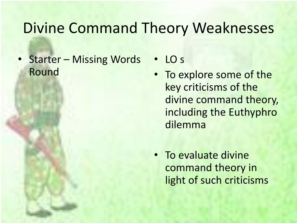 PPT - Divine Command Theory Weaknesses PowerPoint Presentation, free download - ID:2871944