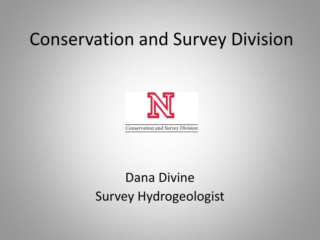 PPT - Conservation and Survey Division: Resource Investigation Unit ...