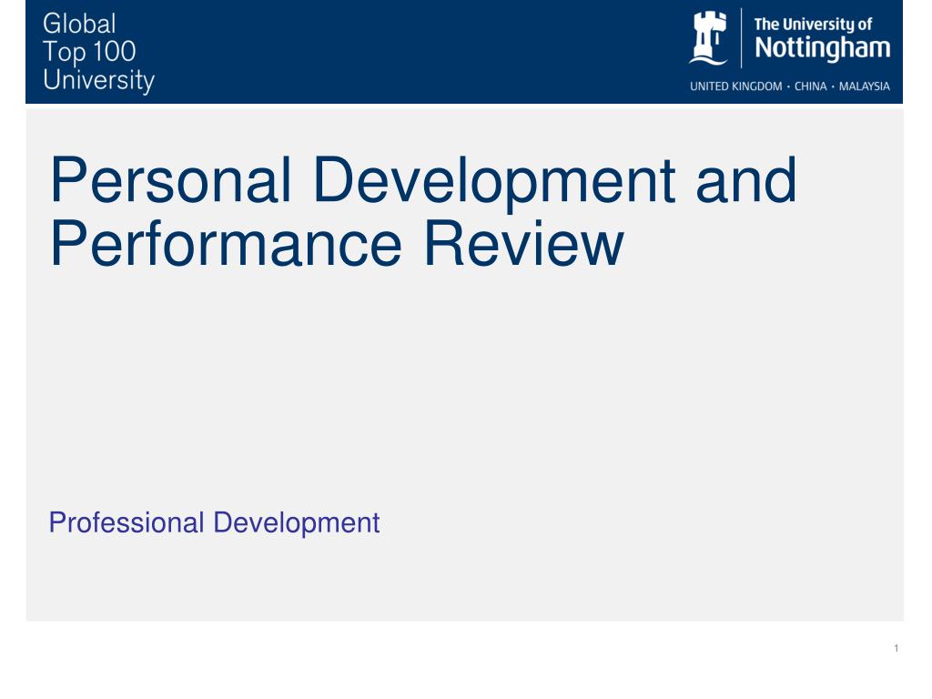 PPT - Personal Development and Performance Review PowerPoint ...