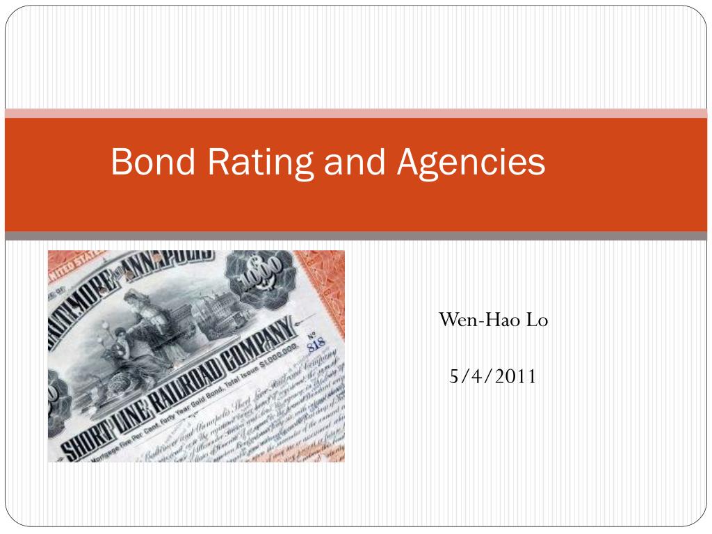PPT - Bond Rating and Agencies PowerPoint Presentation, free download ...