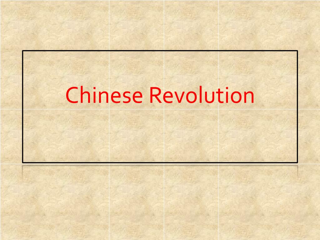 PPT - Chinese Revolution PowerPoint Presentation, free download - ID ...