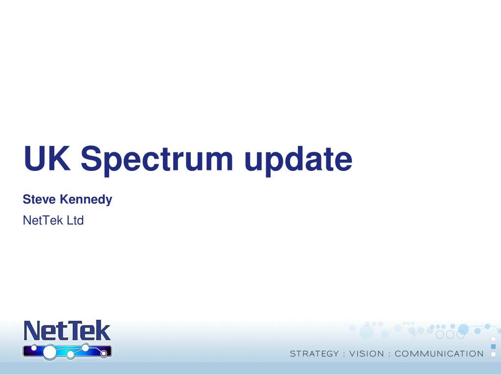 PPT - UK Spectrum update PowerPoint Presentation, free download - ID ...