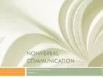 PPT - Nonverbal Communication PowerPoint Presentation, free download ...