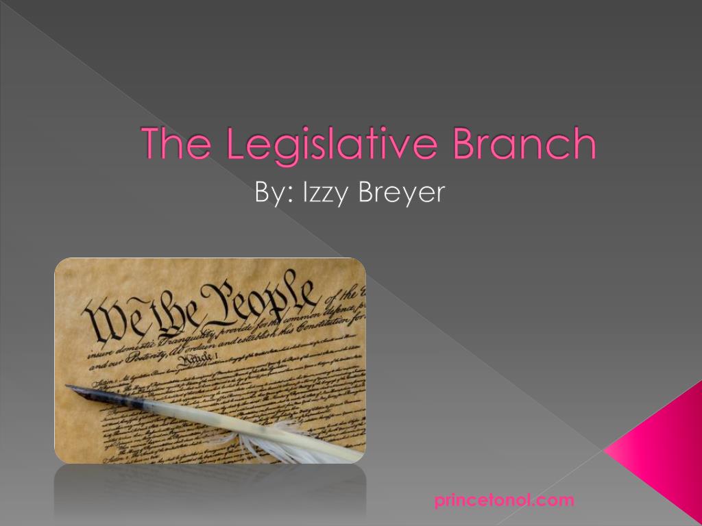 PPT - The Legislative Branch PowerPoint Presentation, free download ...