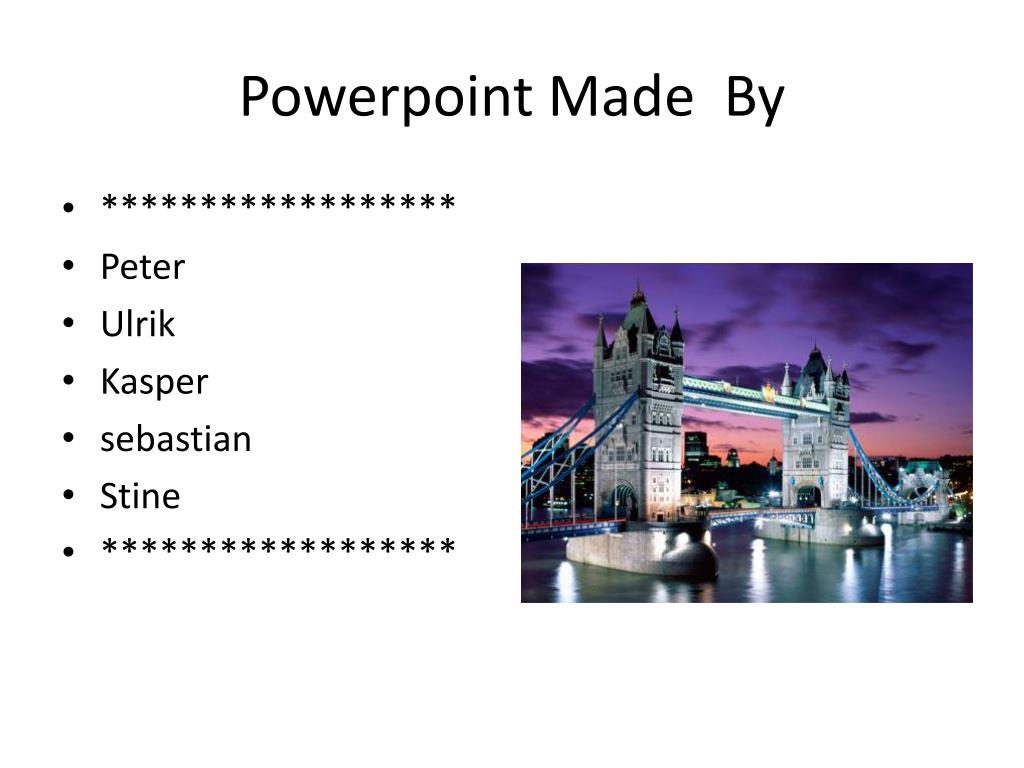 PPT - Powerpoint Made By PowerPoint Presentation, free download - ID ...