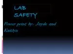 PPT - LAB SAFETY PowerPoint Presentation, free download - ID:2291042