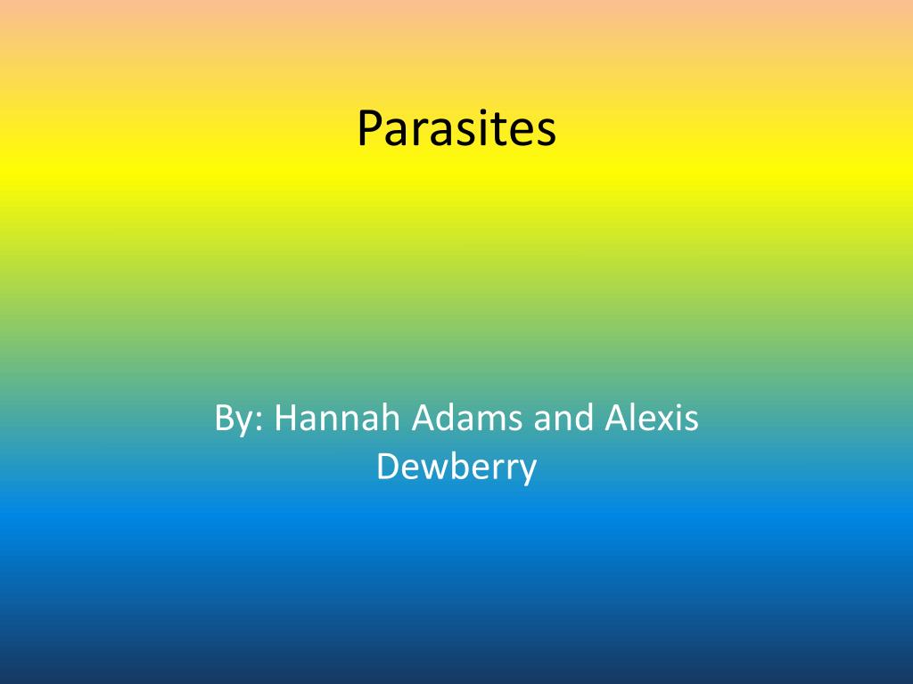 PPT - Parasites PowerPoint Presentation, free download - ID:2878307