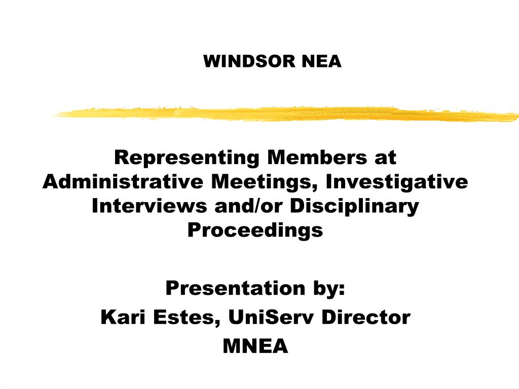 PPT - WINDSOR NEA PowerPoint Presentation, free download - ID:2878316