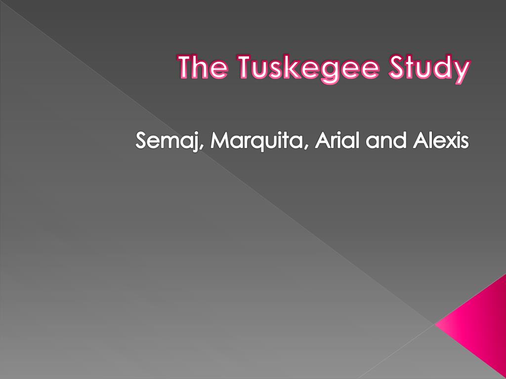 PPT - The Tuskegee Study PowerPoint Presentation, free download - ID ...