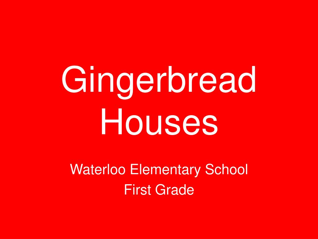 PPT - Gingerbread Houses PowerPoint Presentation, free download - ID ...