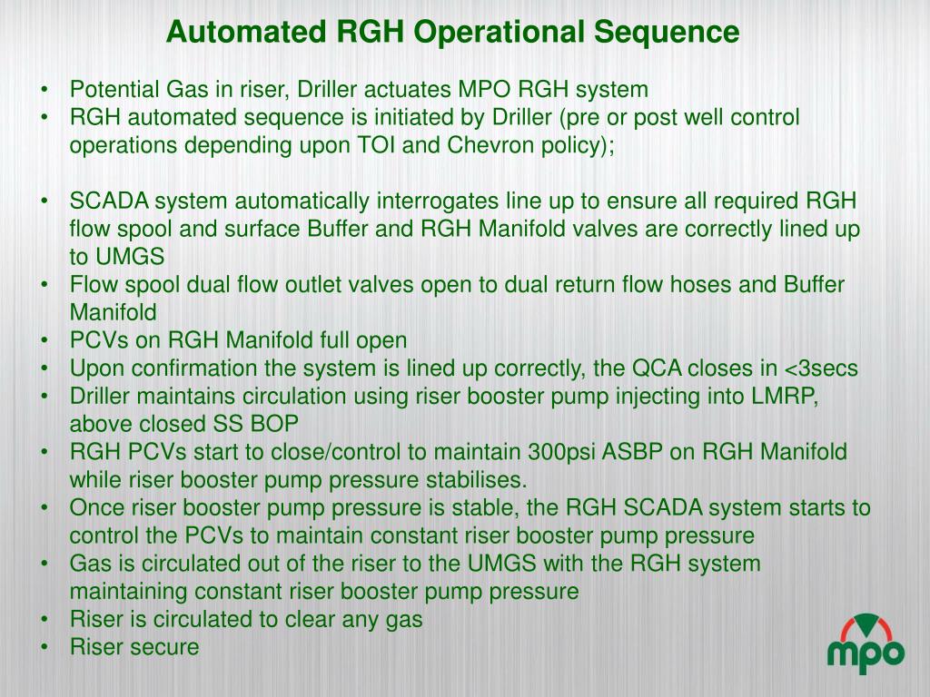 PPT - Automated RGH Operational Sequence PowerPoint Presentation, free ...