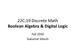 PPT - Chapter 3: Boolean Algebra and Digital Logic PowerPoint Presentation - ID:964222