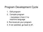 PPT - Program Development Cycle PowerPoint Presentation, free download ...