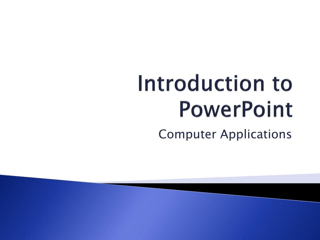 PPT - Introduction to PowerPoint PowerPoint Presentation, free download ...