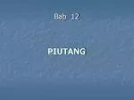 PPT - Piutang PowerPoint Presentation, free download - ID:4650329