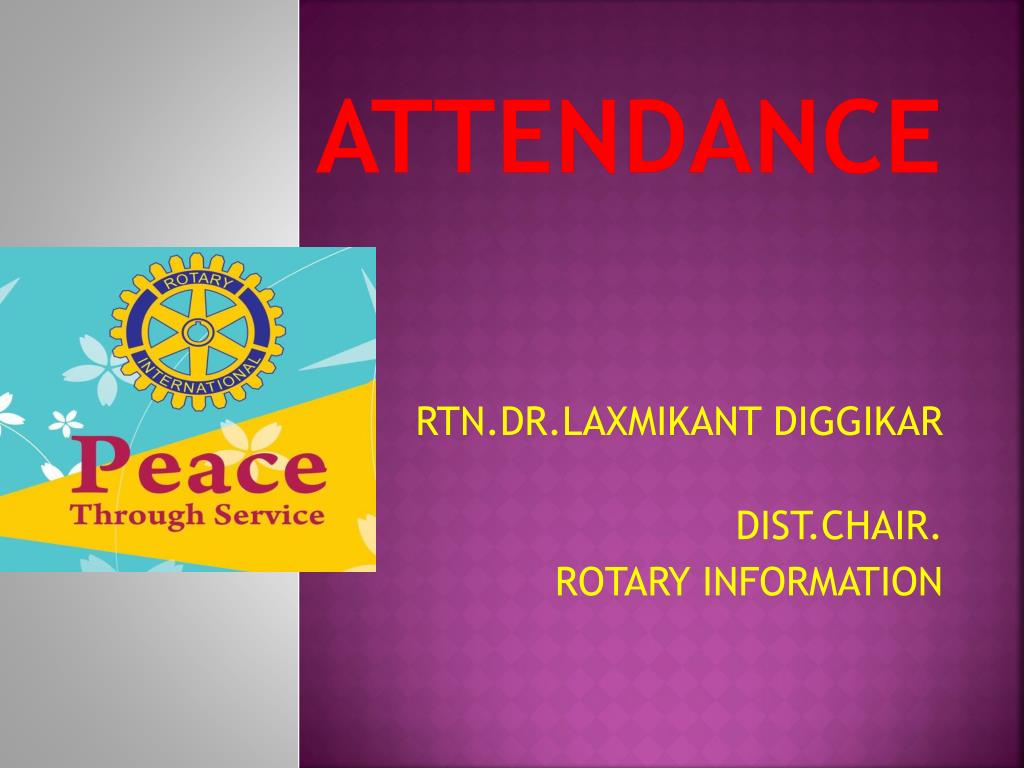 PPT - ATTENDANCE PowerPoint Presentation, free download - ID:2887999