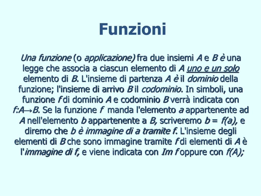 PPT - Funzioni PowerPoint Presentation, free download - ID:2888080