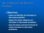 PPT - Algebra1 Percent Increase and Decrease PowerPoint Presentation, free download - ID:6394303