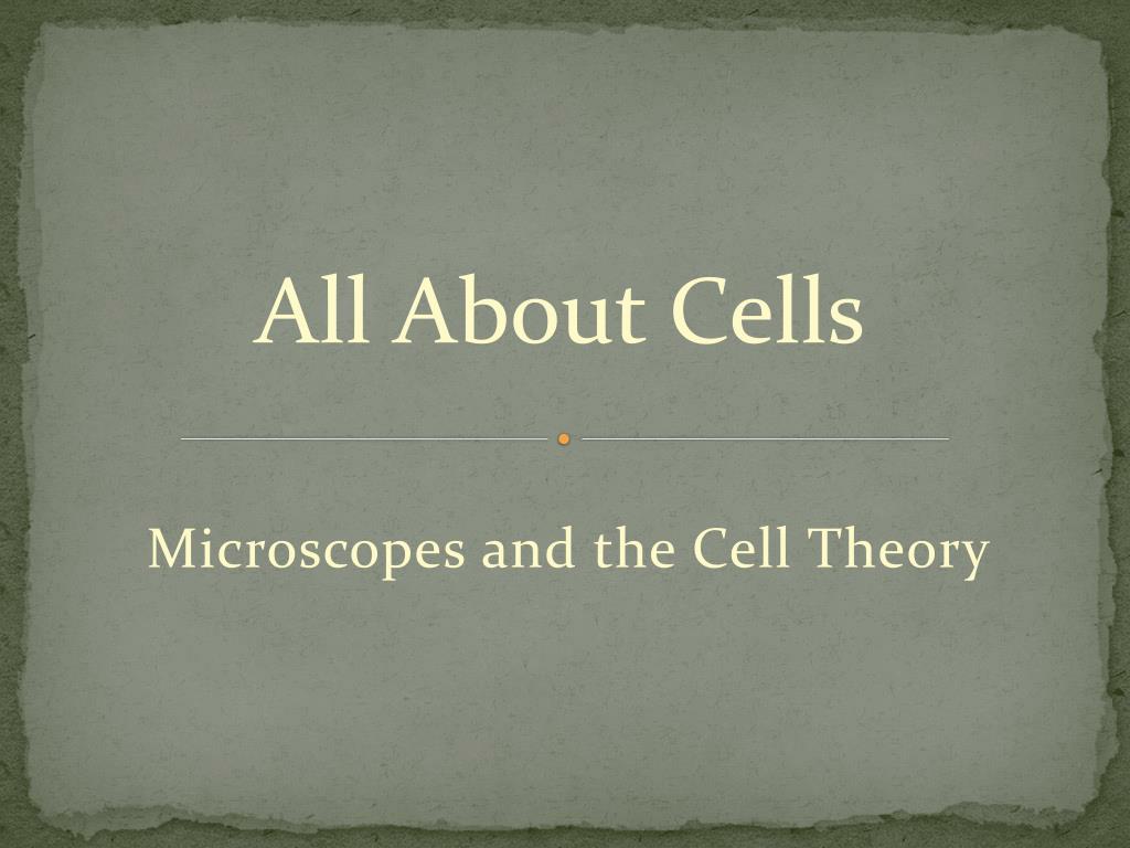 PPT - Microscopes and the Cell Theory PowerPoint Presentation, free ...