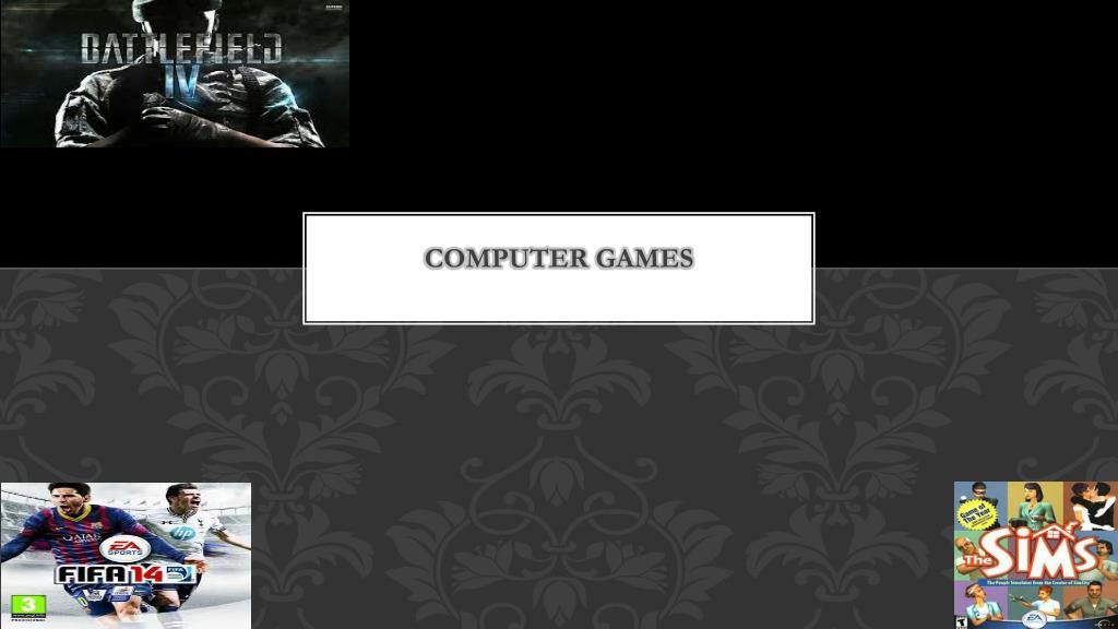 PPT - Computer games PowerPoint Presentation, free download - ID:2892042