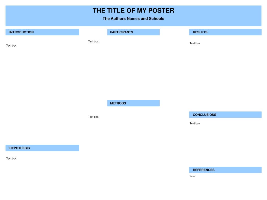 PPT - THE TITLE OF MY POSTER PowerPoint Presentation, free download ...