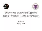 PPT - Data Structures - Stacks PowerPoint Presentation, free download ...