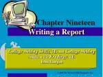 PPT - Chapter 7 Report writing PowerPoint Presentation, free download ...